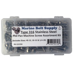 Stainless Steel Machine Screw Assortment Kits