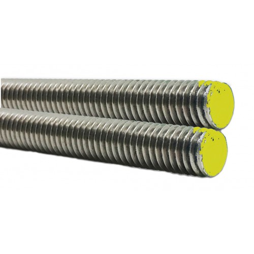 Type 316 Stainless Steel Threaded Rod Size 3/4-10 x 3FT (2 Piece Bundle)