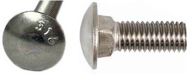 Type 316 Stainless Steel Carriage Bolts